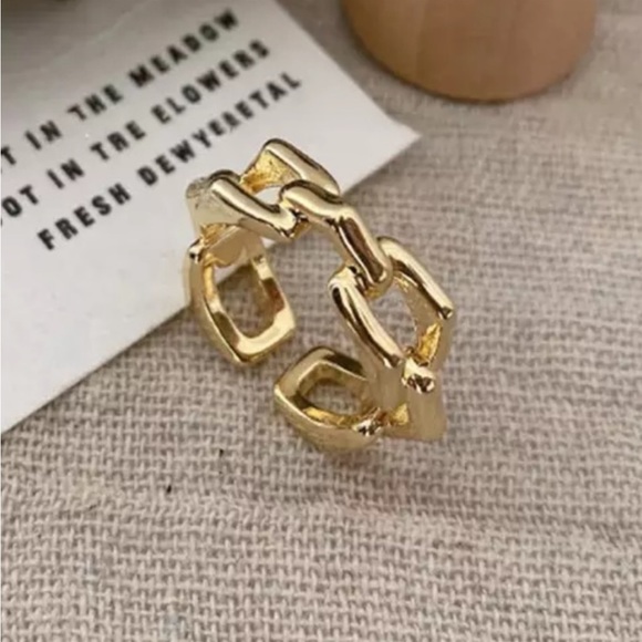 Jewelry | New Chain Link Ring Resizable Adjustable Ring | Poshmark